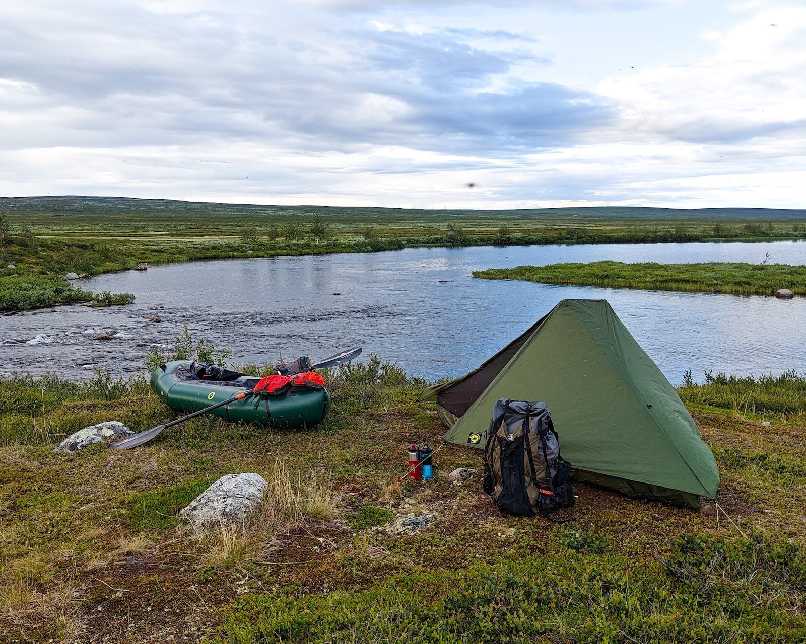 Packrafting in the Arctic Wilderness of Finnish Eastern Lapland by And