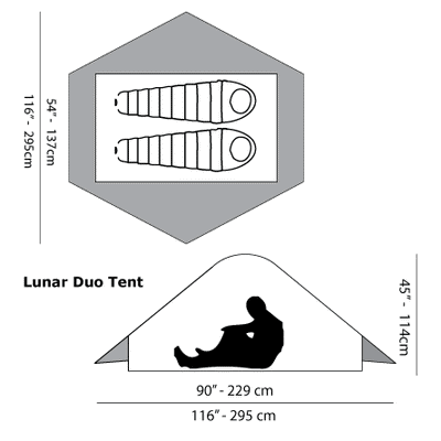 Lunar Duo Outfitter Two Person Tent - Six Moon Designs