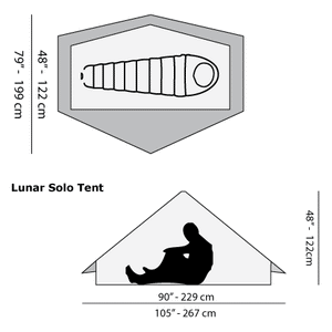 Lunar Solo - One Person Ultralight Tent - Six Moon Designs