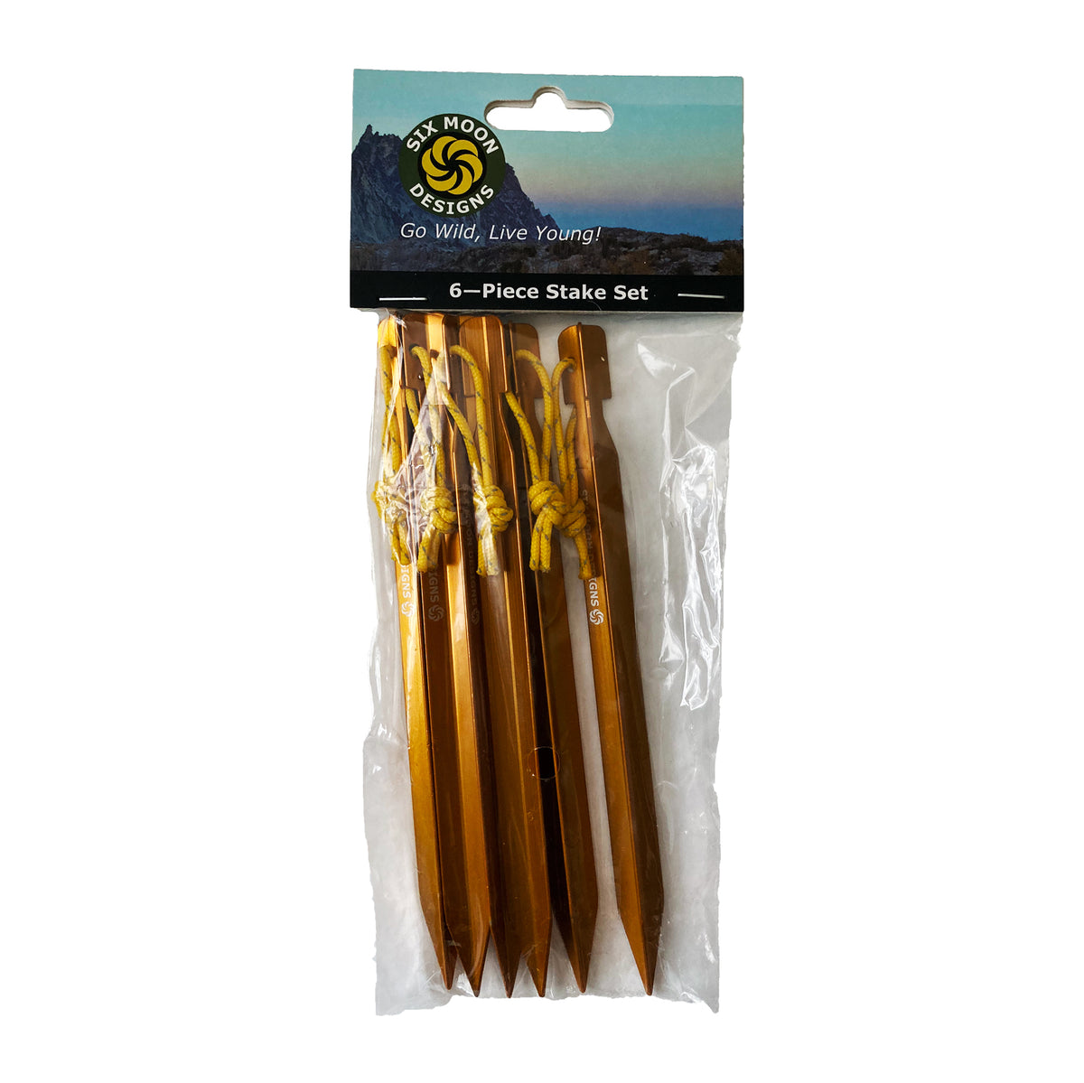 6 Piece Tent Stake Set - Six Moon Designs